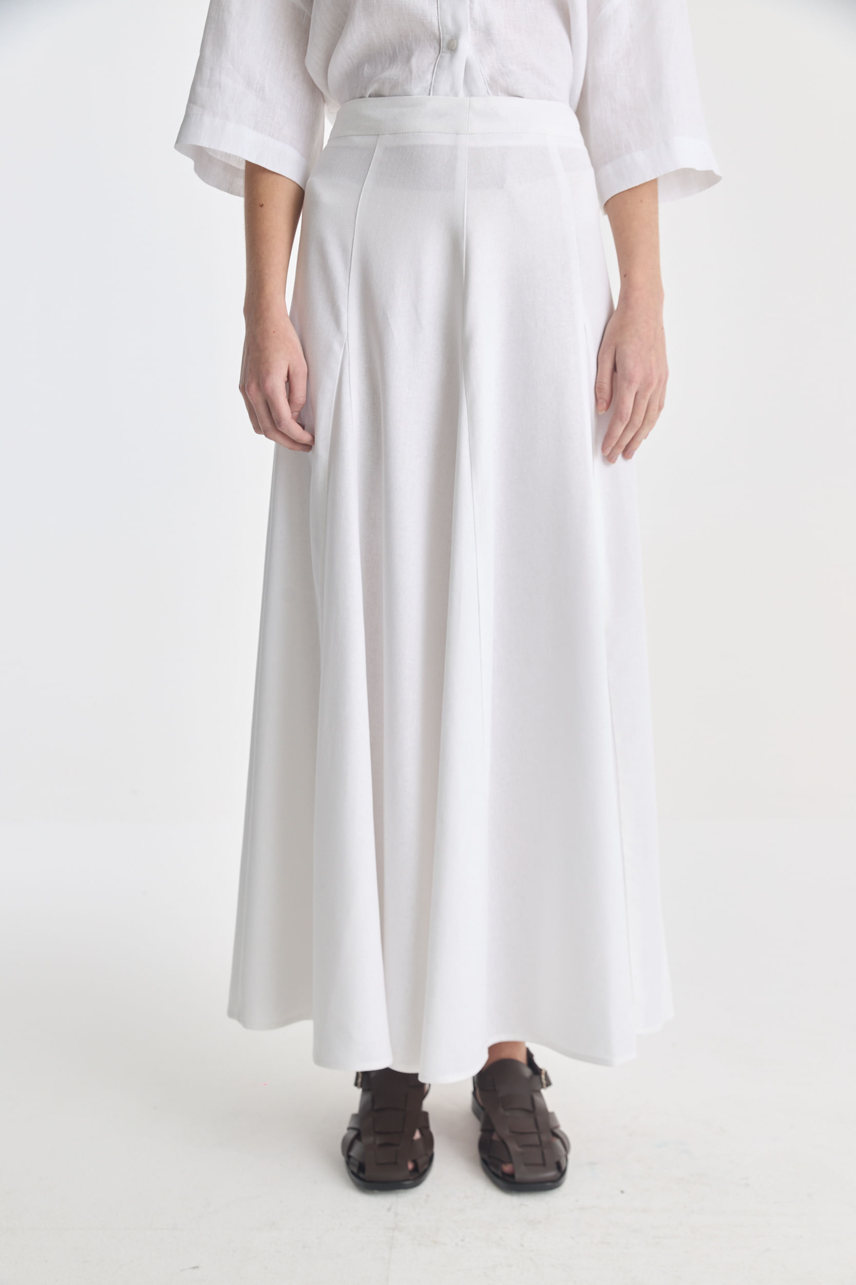 DESIDERATA | POLLERA LINO GARDENIA - Desiderata